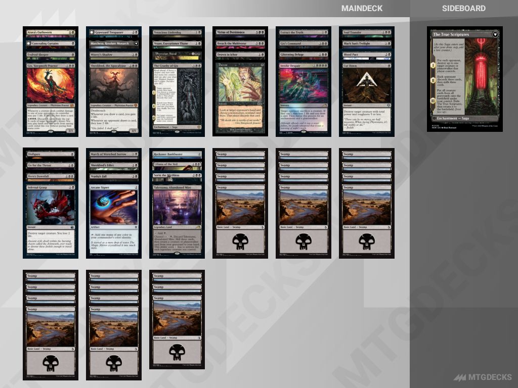 Brawl Sheoldred deck by MTGA-Assistant-Meta • MTG DECKS