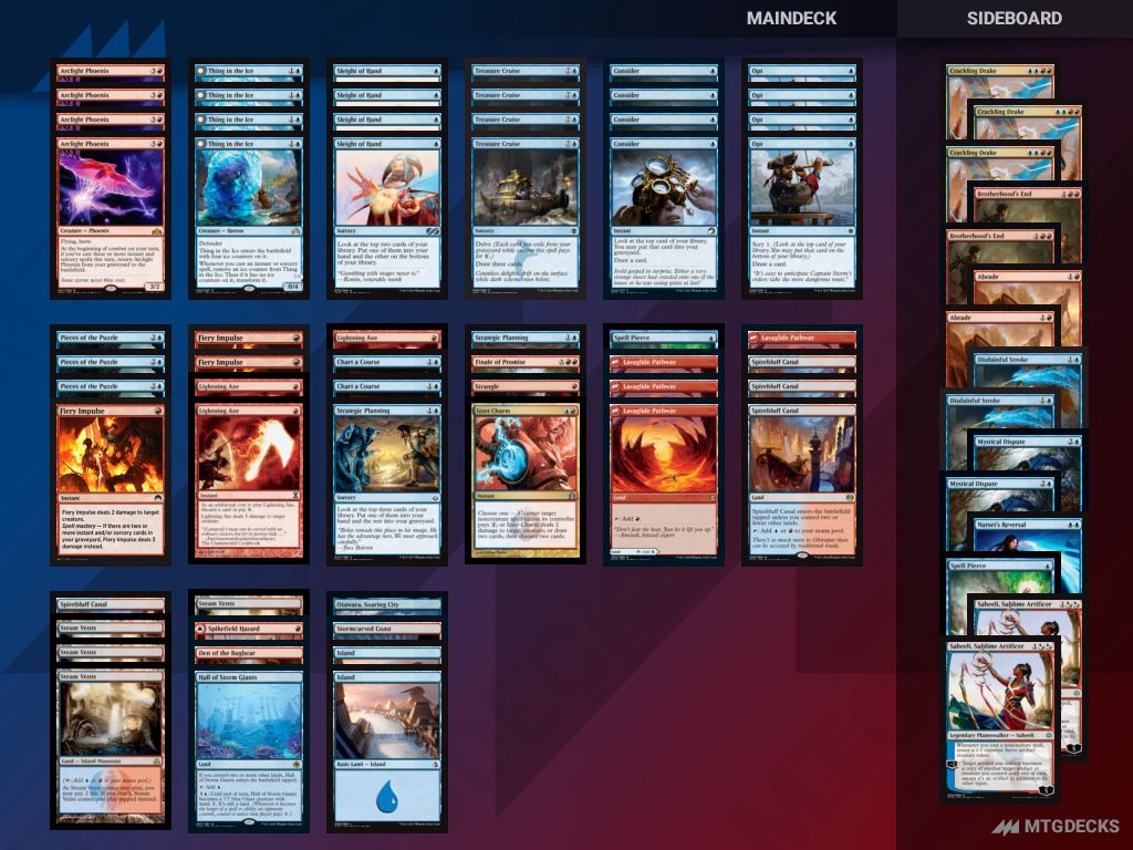 Pioneer Izzet Phoenix deck by Daniel_Balbinot • MTG DECKS