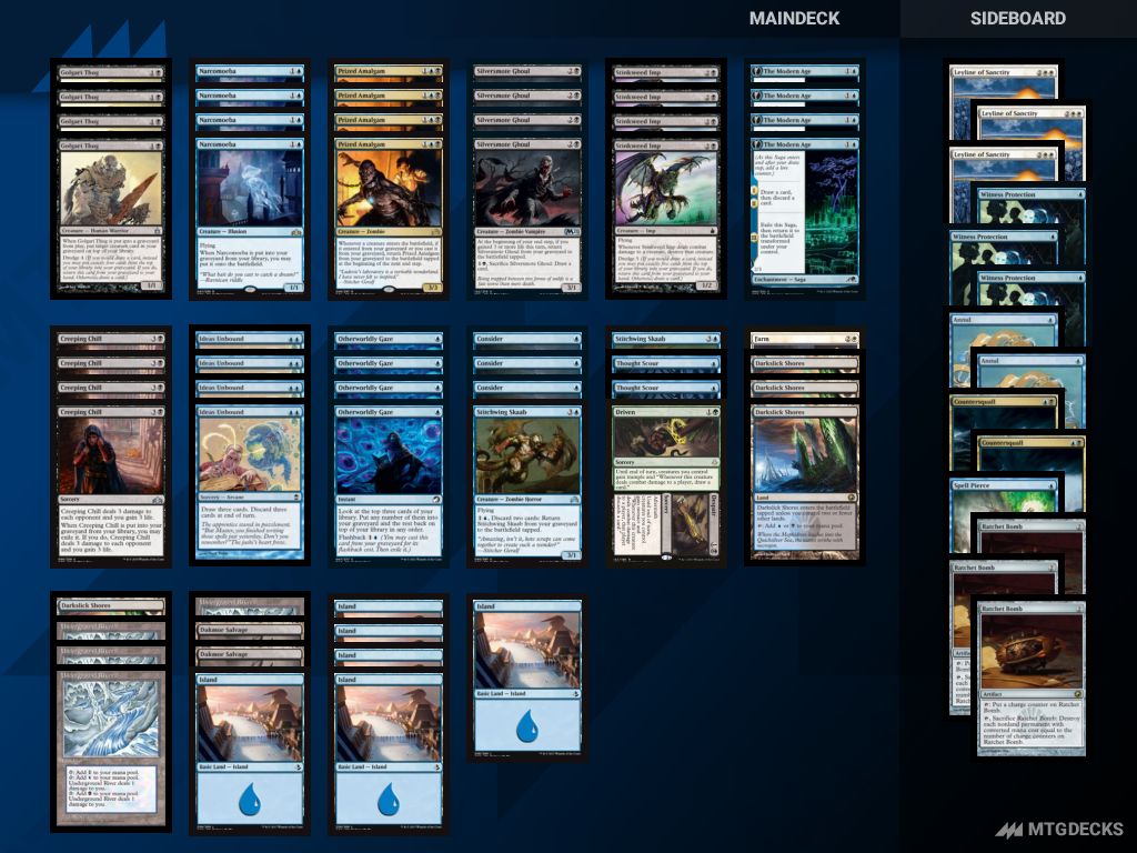 Modern Dimir Mill Dredge deck by sh4d0w_w0lf • MTG DECKS