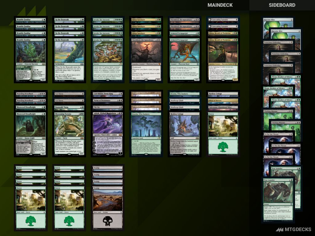 Standard BG Aggro deck by Matsumura Asuka • MTG DECKS