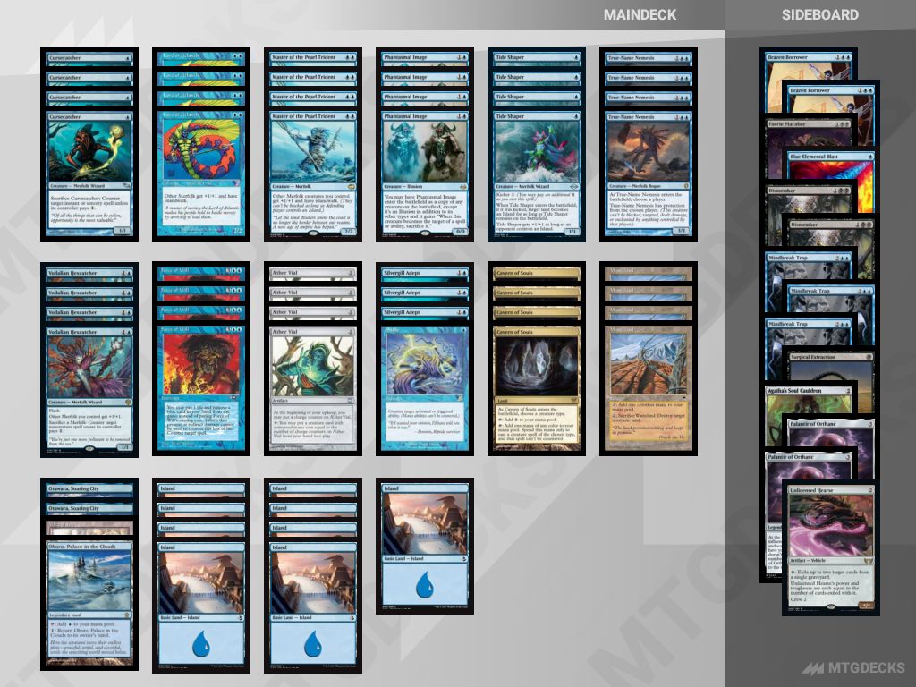 Legacy Merfolk deck by Morishita Mizuki • MTG DECKS