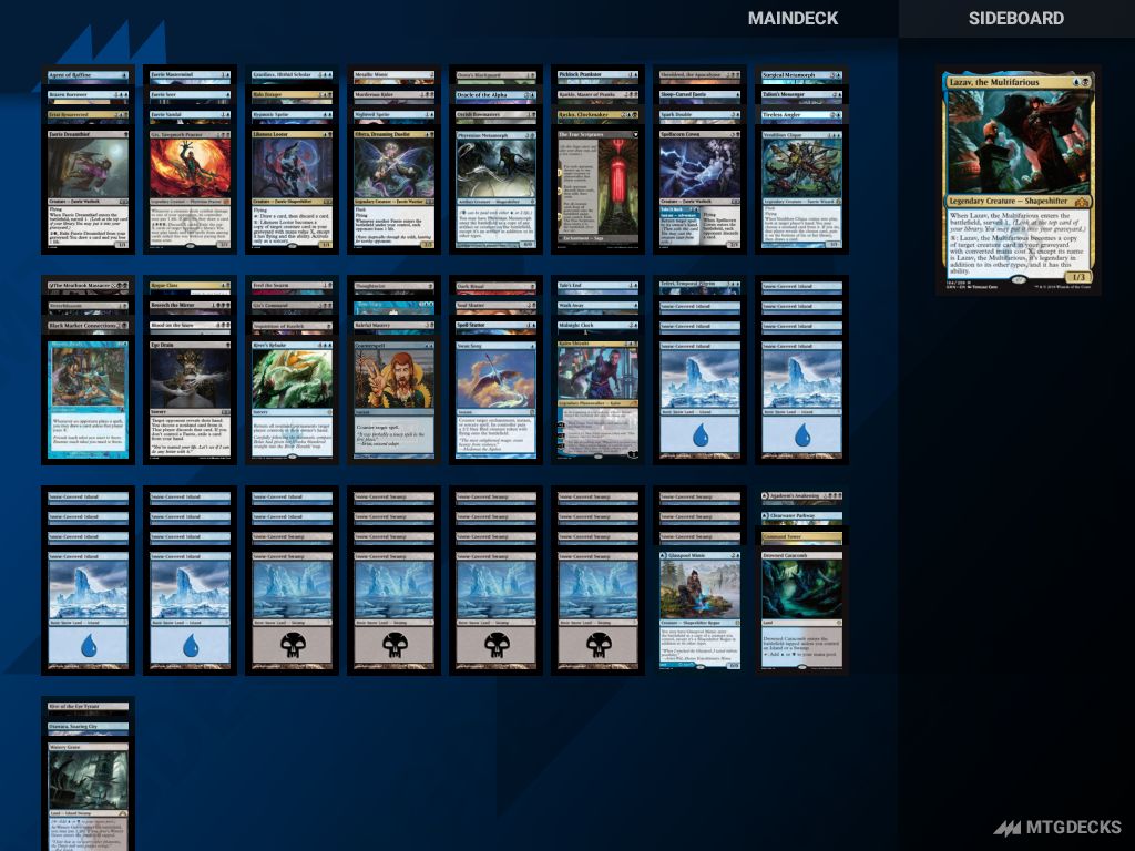Historic-Brawl Lazav, the Multifarious deck by MTGA-Assistant-Meta ...