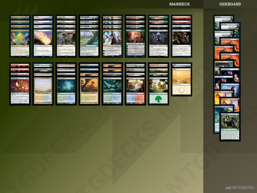 Modern Five-color Control deck by Caleb Björnler • MTG DECKS