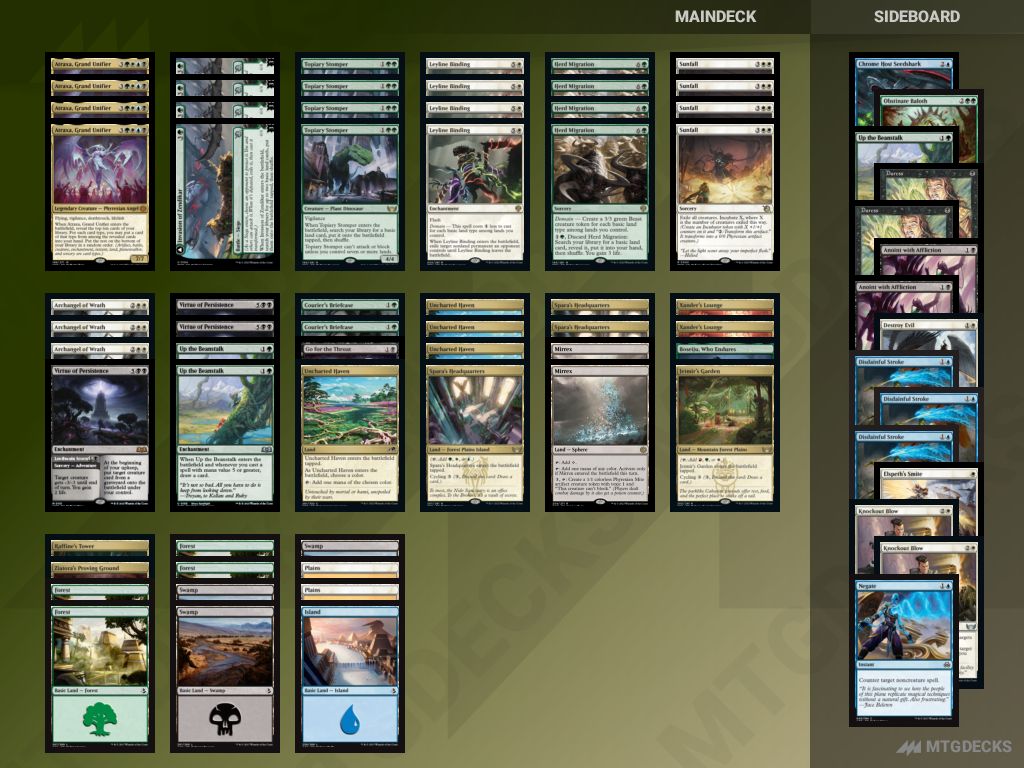 Arena Standard Four-color Ramp deck by aadjdneuehdb • MTG DECKS