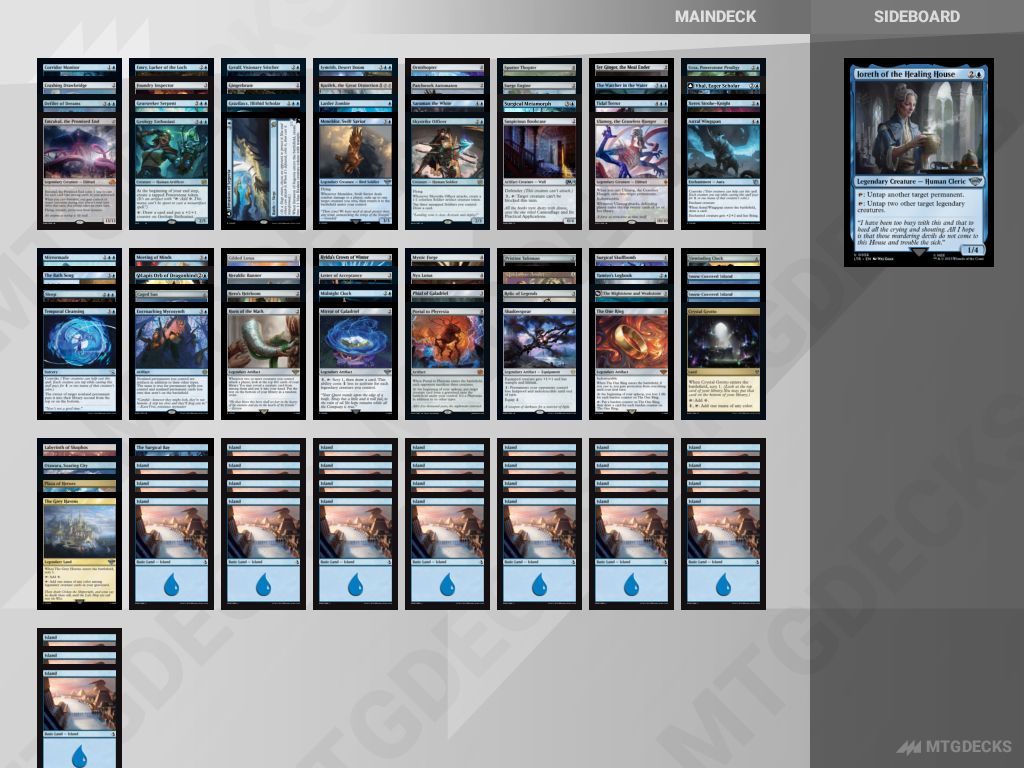 Historic-Brawl Ioreth of the Healing House deck by ManaChamber • MTG DECKS