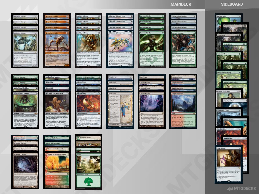 Modern Hardened Scales deck by Gabriel Michaels • MTG DECKS