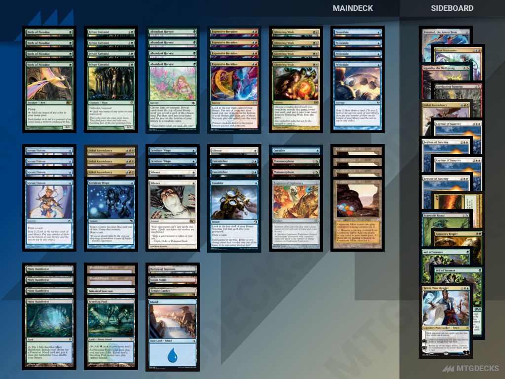 Modern Four-color Combo deck by Jennifer Wang • MTG DECKS