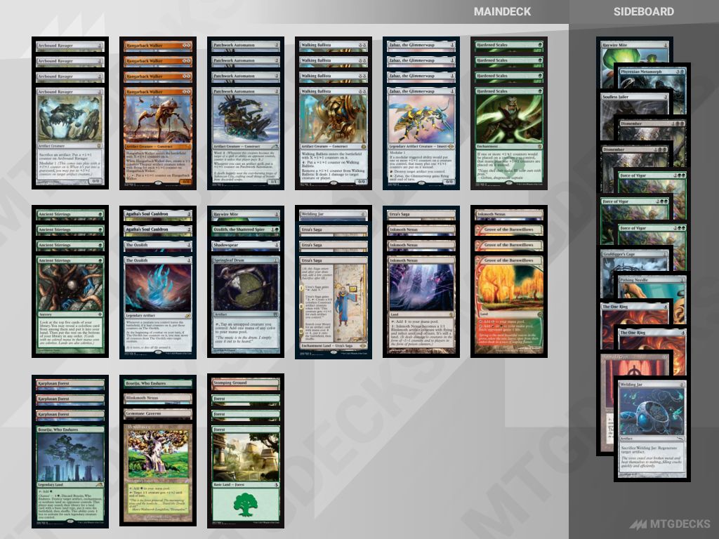 Modern Hardened Scales deck by Alexis Marquis-Masse • MTG DECKS