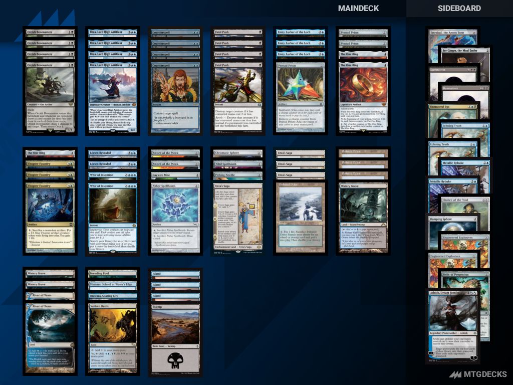 Modern Thopter Control deck by kurita ryusuke • MTG DECKS