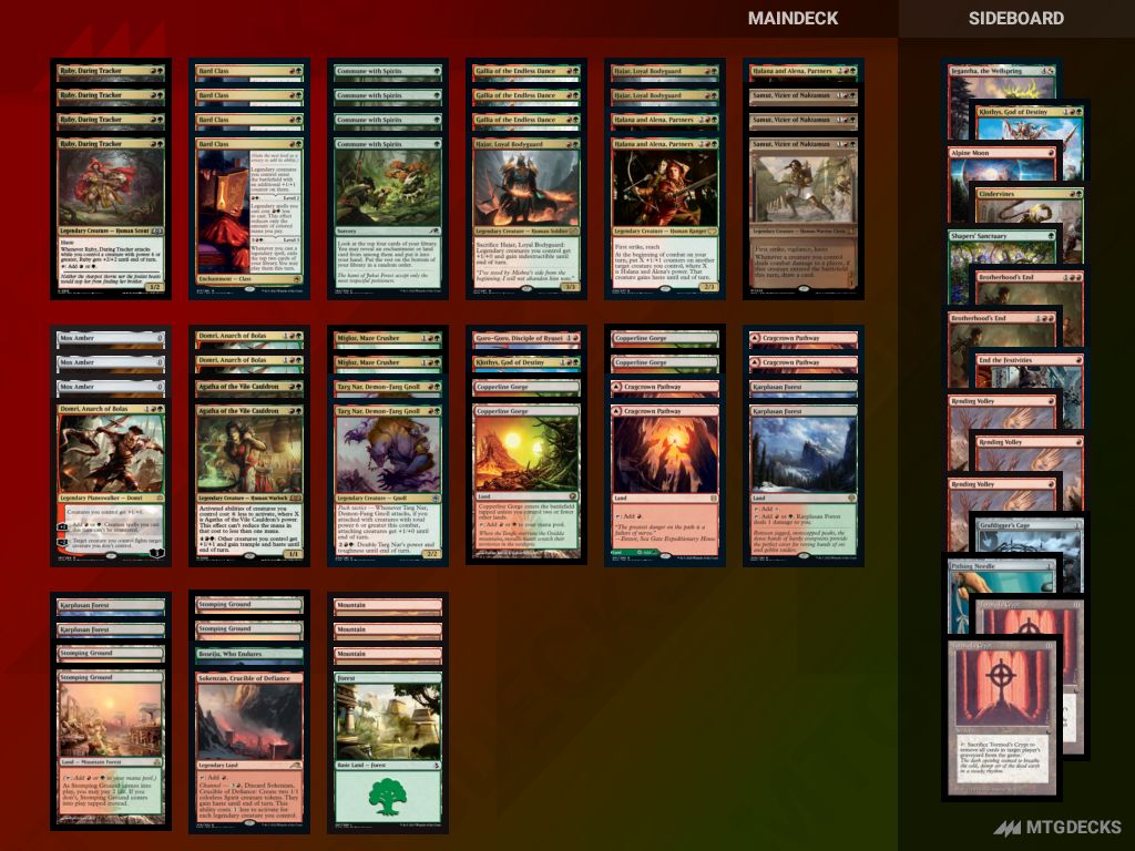 Pioneer RG Aggro deck by Watanabe Taiga • MTG DECKS