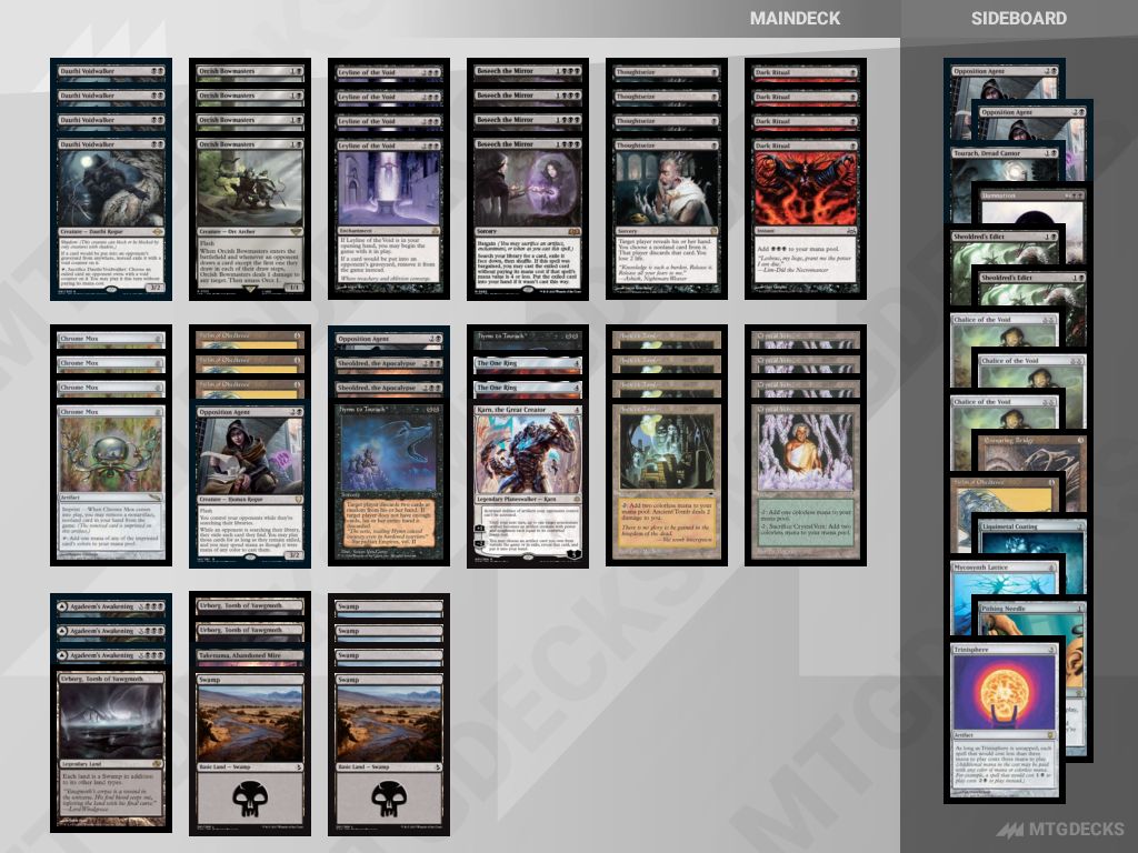 Legacy Mono Black Helm deck by Tyler Carpenter • MTG DECKS