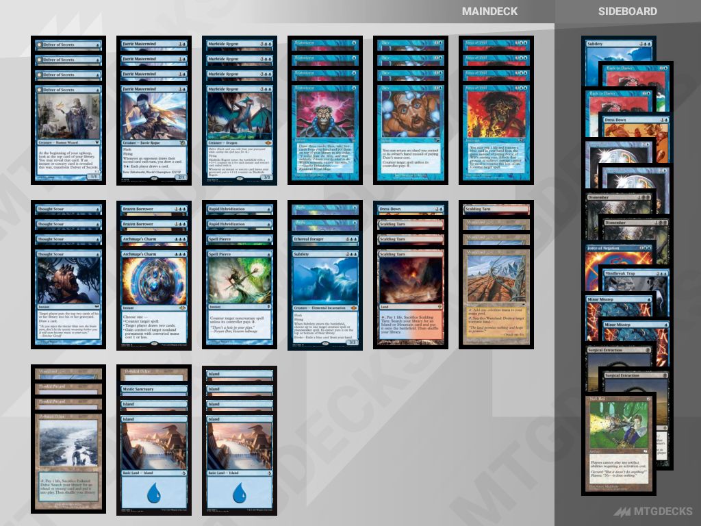 Legacy Mono-Blue Delver deck by RobertvdPoel • MTG DECKS