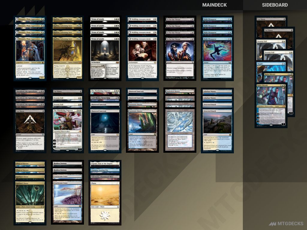 Arena Standard [STD] Esper Legend deck by mitchapalooza • MTG DECKS