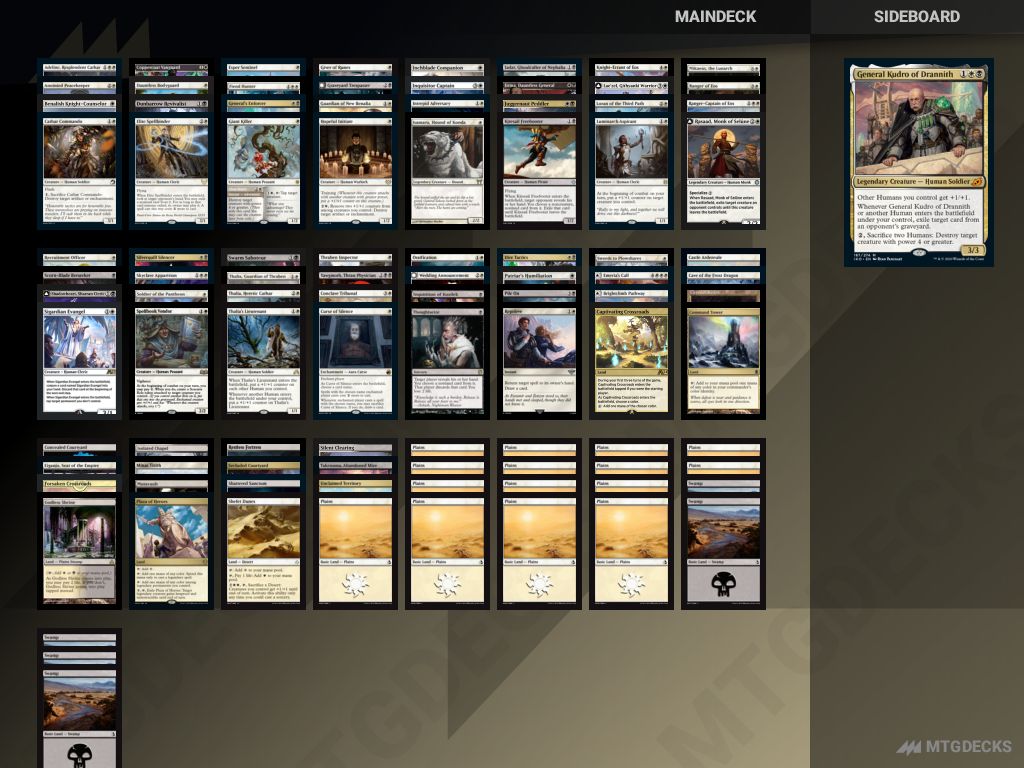 Arena Historic-Brawl Human Brawl deck by Gainsay • MTG DECKS