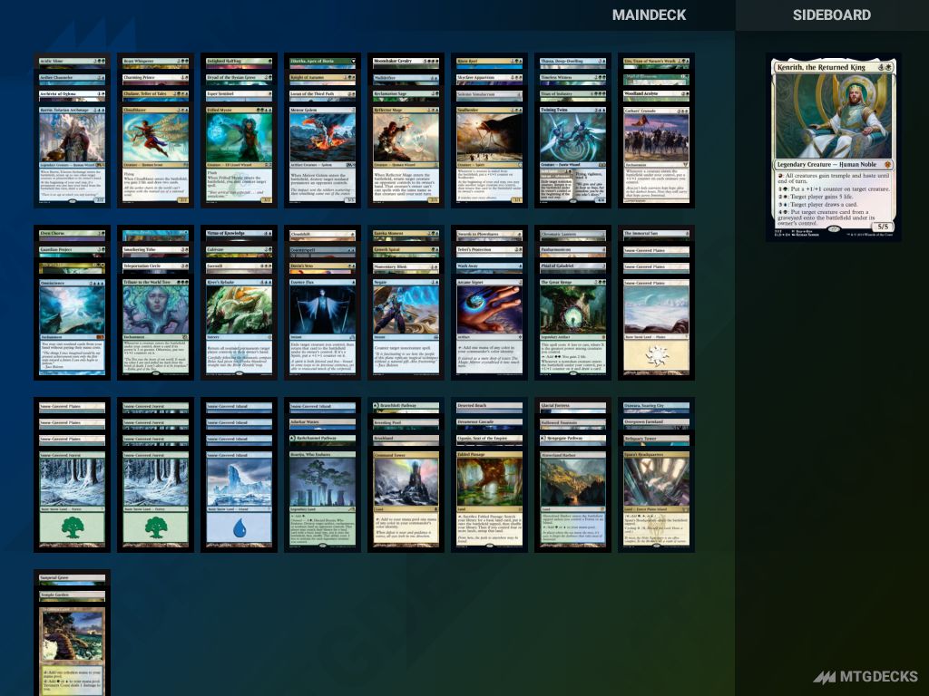 Historic-Brawl Kenrith, the Returned King - Blink deck by Jhi69 • MTG DECKS
