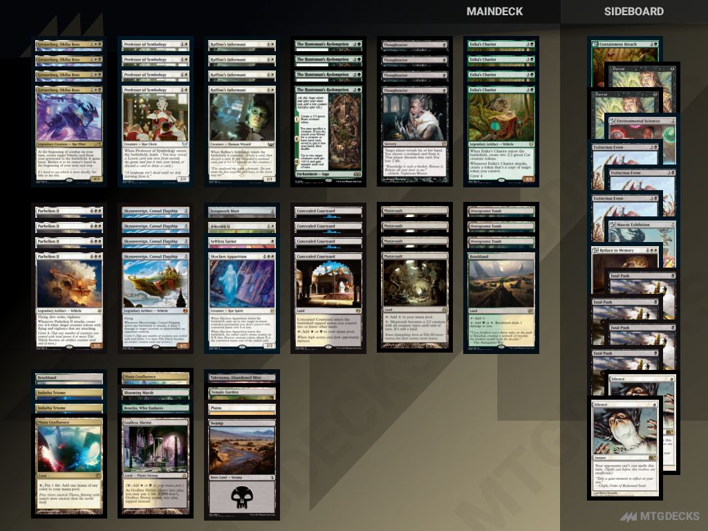 Pioneer Abzan Greasefang deck by Cho Yiu Lam • MTG DECKS