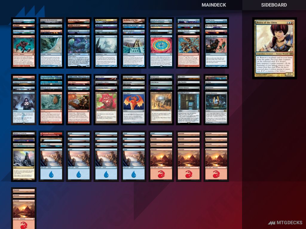 Commander Suspend deck by JypTum • MTG DECKS