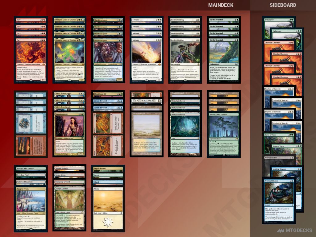 Modern Four-Color Omnath deck by Grey Tongue • MTG DECKS