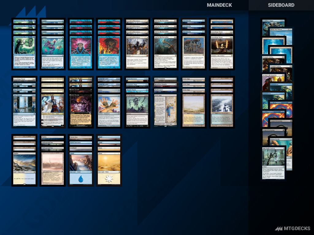 Legacy Yorion Brakfast deck by Niccolò Covoni • MTG DECKS