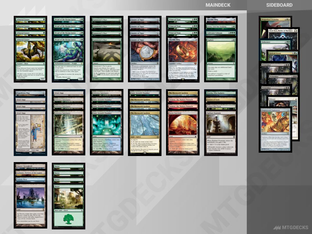 Modern Amulet Titan deck by Legend_cay • MTG DECKS