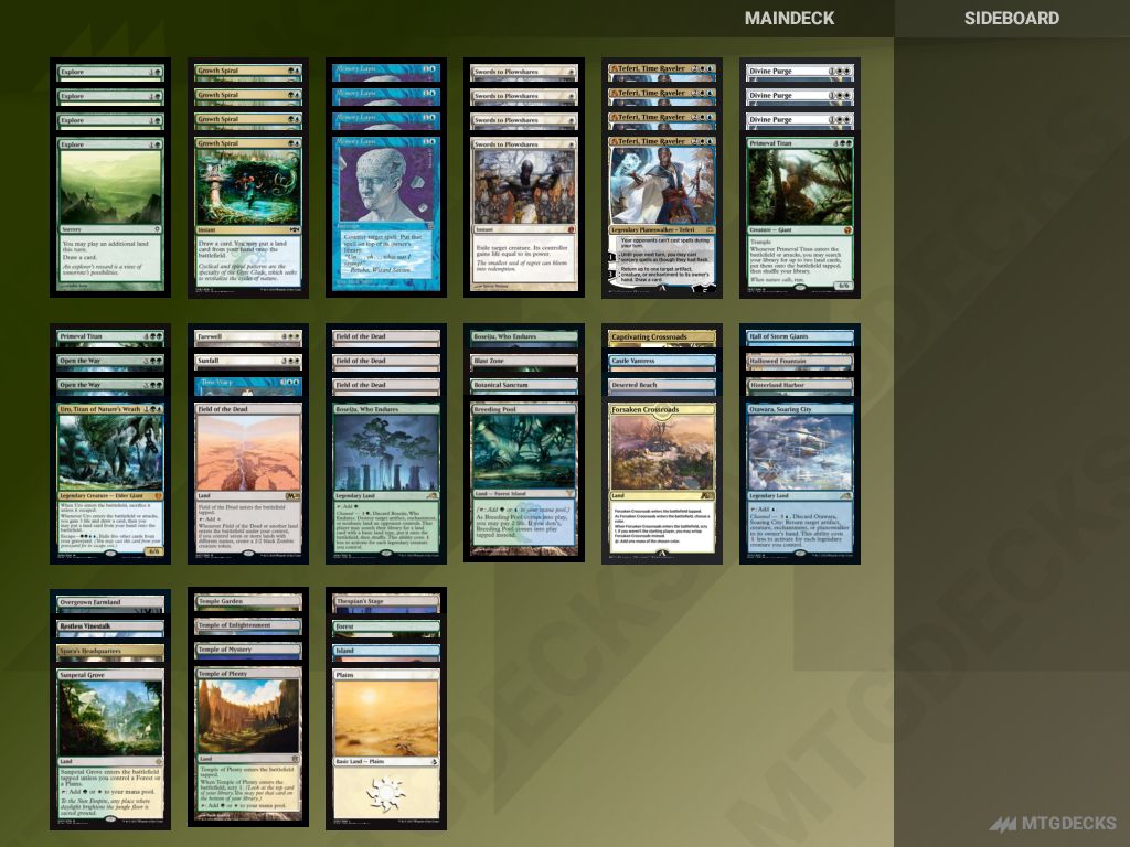Arena Other Field of the Dead deck by AliEldrazi • MTG DECKS