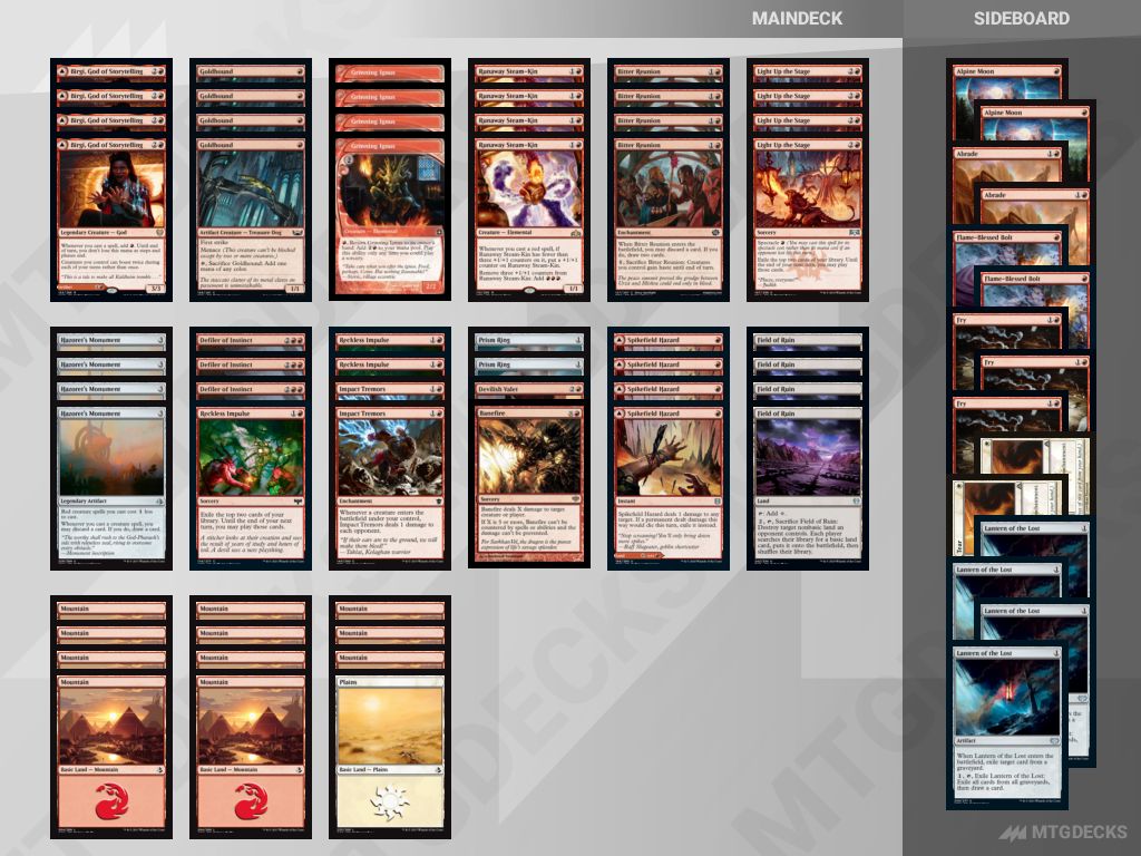 MTG Pioneer Grinning Ignus Combo - 124 top decks • MTG DECKS