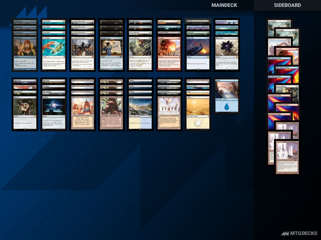 Old-school The Deck deck by Daniele Morri • MTG DECKS