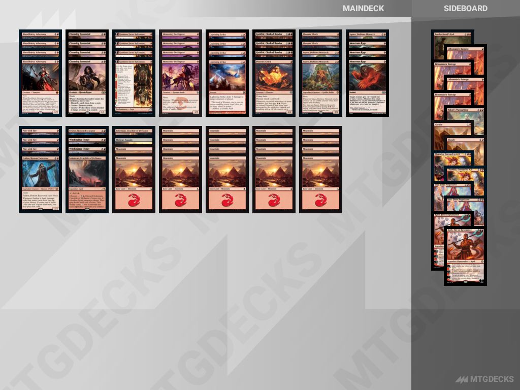 Arena Standard Monored Goddric deck by CptEstruga • MTG DECKS
