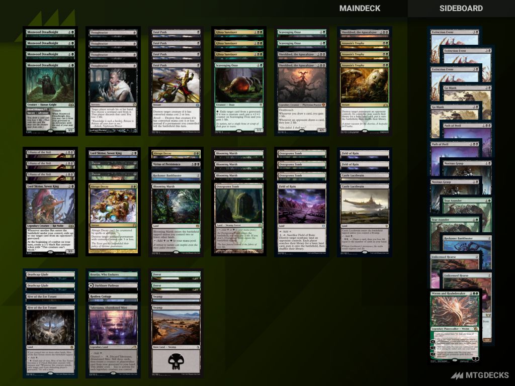 Pioneer Pioneer BG Rock 231109 Lord Skitter deck by kodiamonds • MTG DECKS