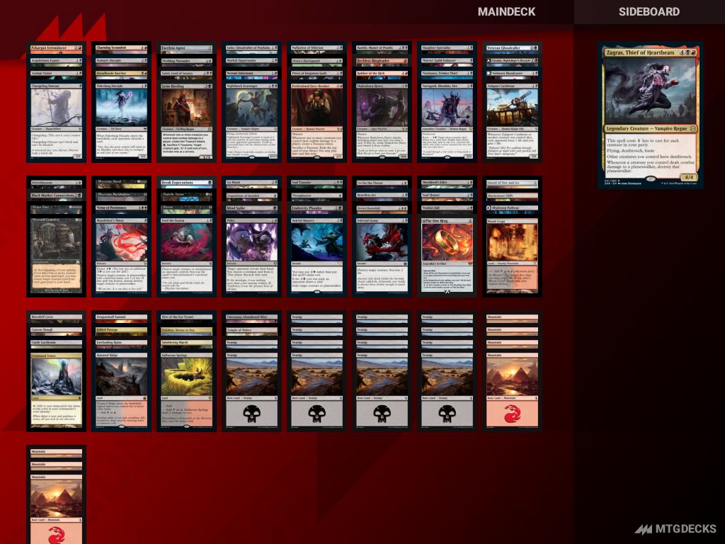 Historic-Brawl Zagras, Thief of Heartbeats deck by HistoricBrawler ...
