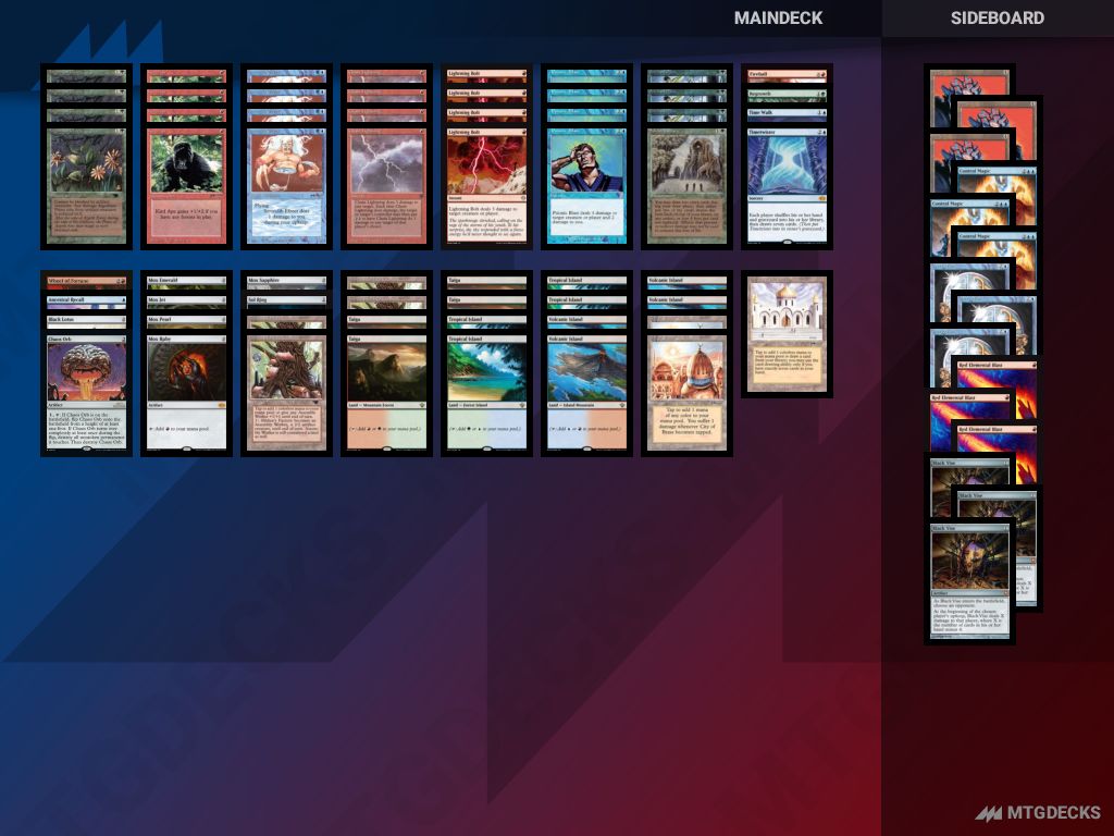 Old-school Arabian Aggro deck by Vincent Meisel • MTG DECKS