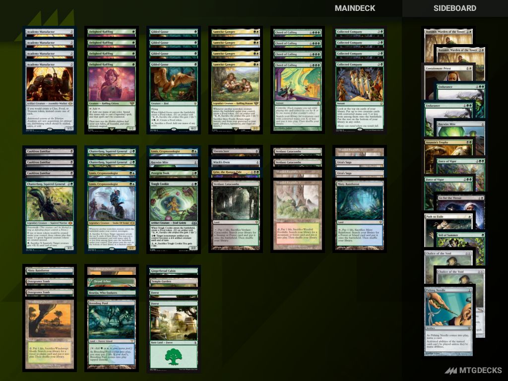 Modern Asmo Food deck by Hunter32400 • MTG DECKS
