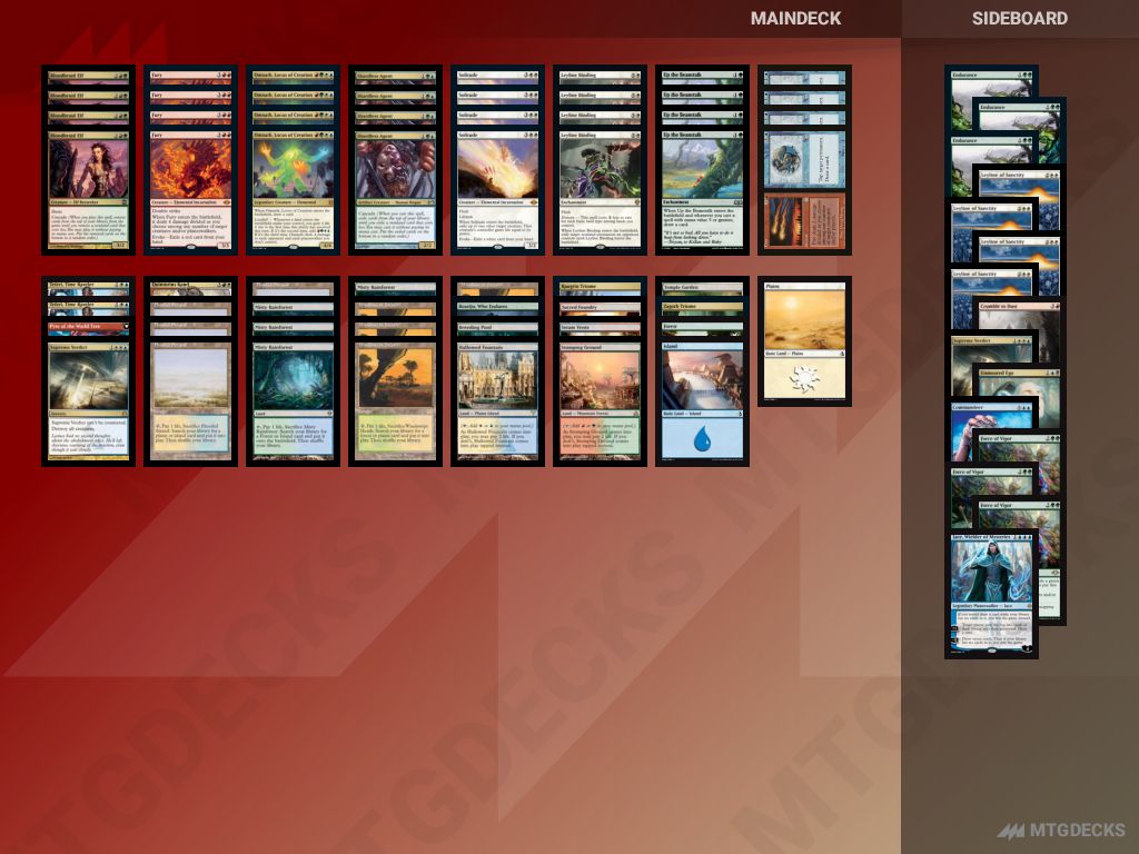 Modern Four-Color Omnath deck by kurt benson • MTG DECKS