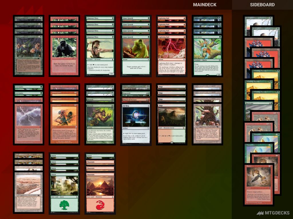 Old-school Erhnam Burnem deck by David Ewald • MTG DECKS