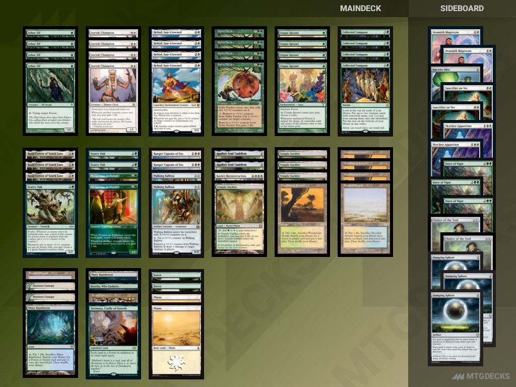 Modern Heliod Company deck by mattiarizzimtg • MTG DECKS