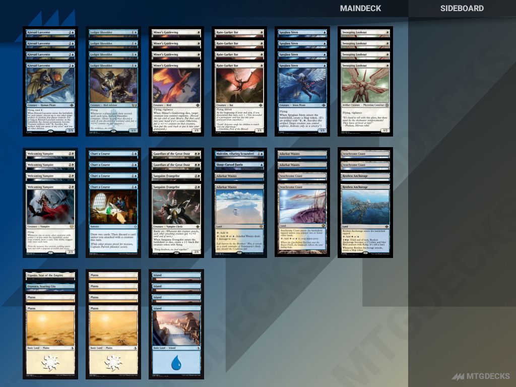 MTG Standard Lost Caverns of Ixalan Azorius Flyers top decks • MTG DECKS