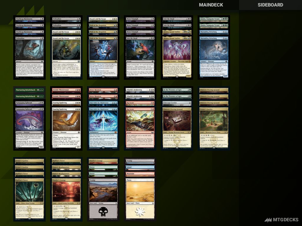 Standard A Grand Reanimation deck by RedemptionGames2018 • MTG DECKS