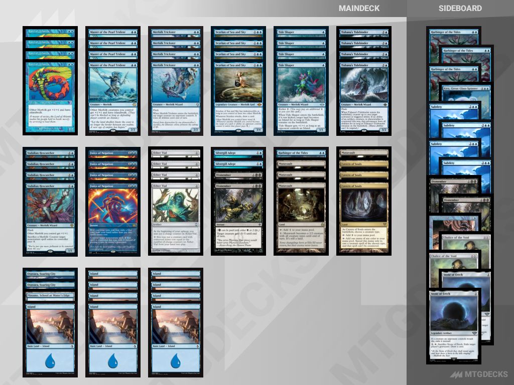 Modern Merfolk deck by yungdingo • MTG DECKS