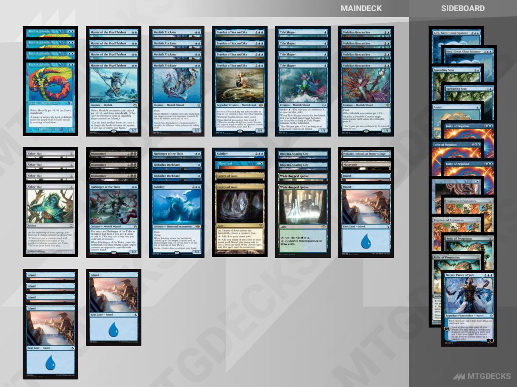 Modern Merfolk deck by StreexIT • MTG DECKS