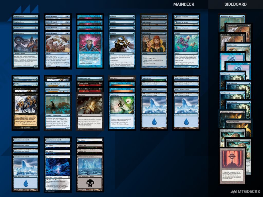 Pauper dimir control deck by V_amaral • MTG DECKS