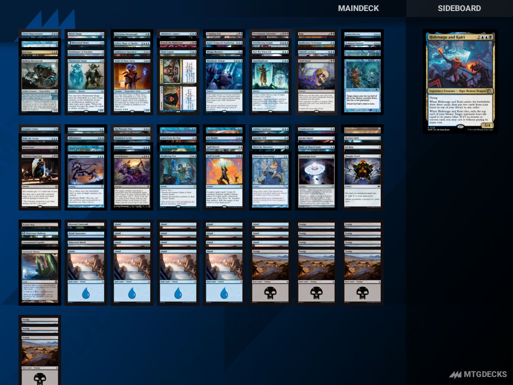 Commander Hidetsugu and Kairi deck by Garrett Gaa • MTG DECKS