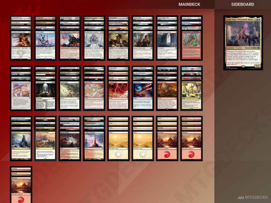 Historic-Brawl Anim Pakal, Thousandth Moon (+1/+1 counter ag deck by ...