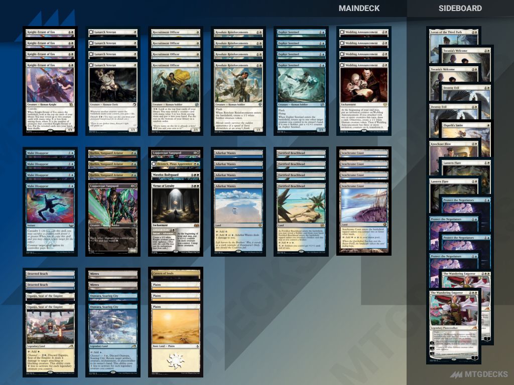 Standard Soldier deck by Hori Yuta • MTG DECKS