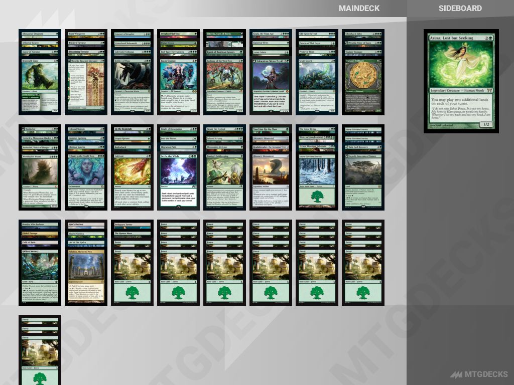 Arena Historic-Brawl Azusa #CMD deck by TickleMeOzmo • MTG DECKS