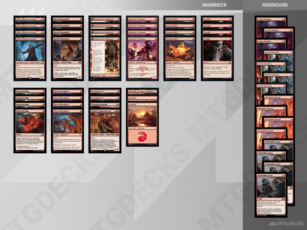 Standard Red Deck Wins deck by trampled • MTG DECKS