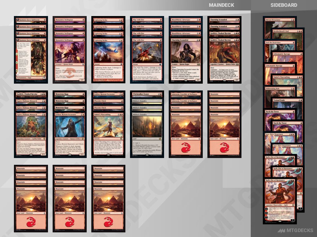 Arena Standard gold 1 destroyer deck by efilly • MTG DECKS