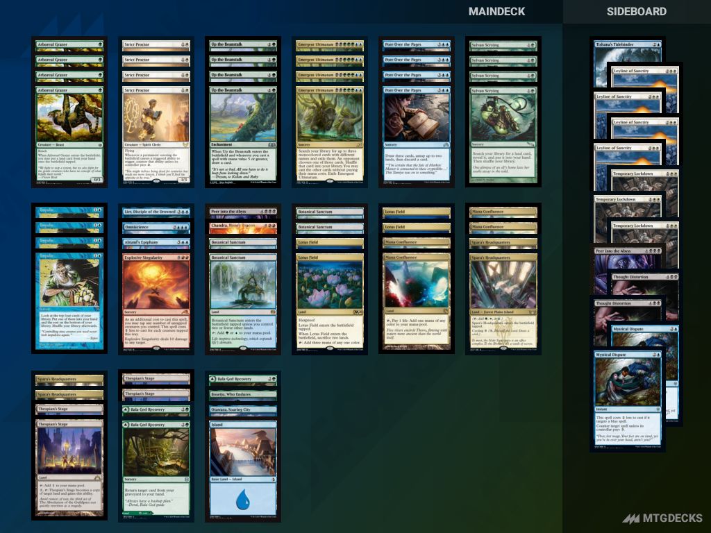 Arena Explorer Bant lotus deck by Atog • MTG DECKS