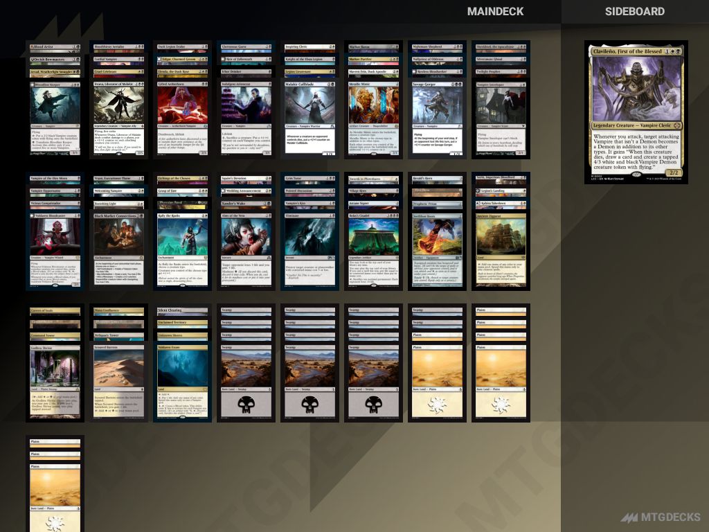 Historic-Brawl Clavileno, First of the Blessed Arena deck by NateToli ...