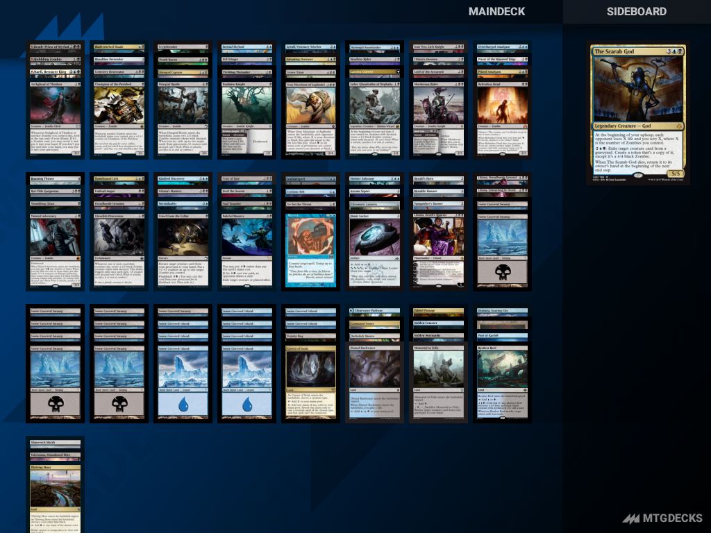 Historic-Brawl The Scarab God deck by MTGA-Assistant-Meta • MTG DECKS