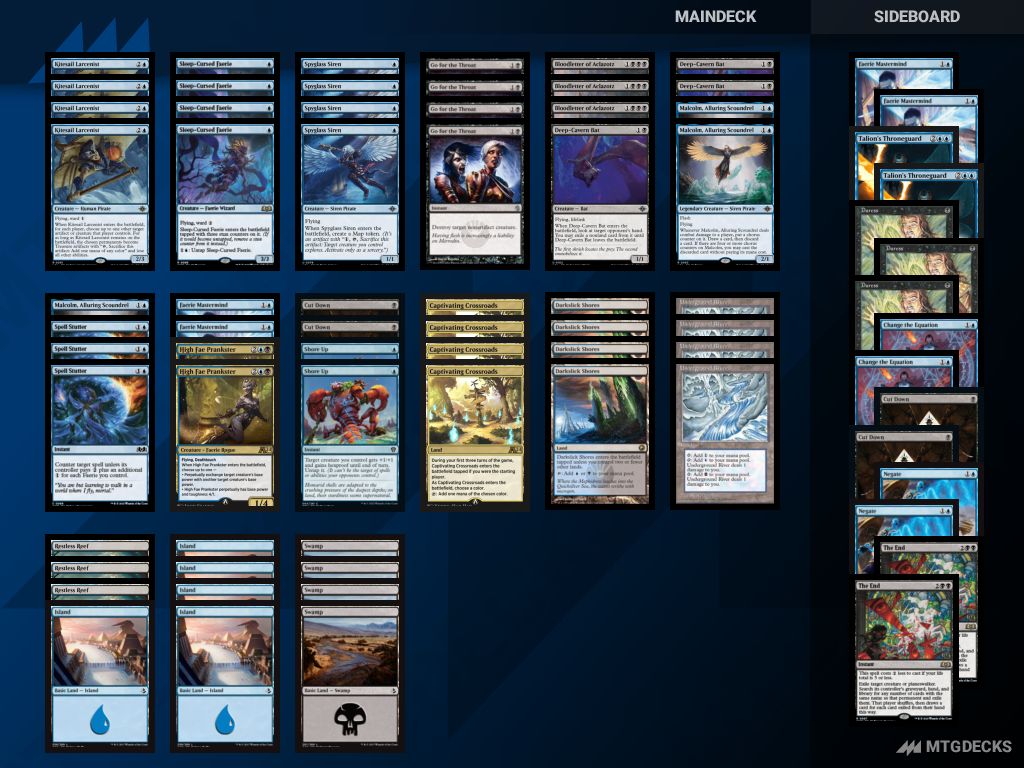 Arena Alchemy Dimir Pirates deck by Gdinut • MTG DECKS